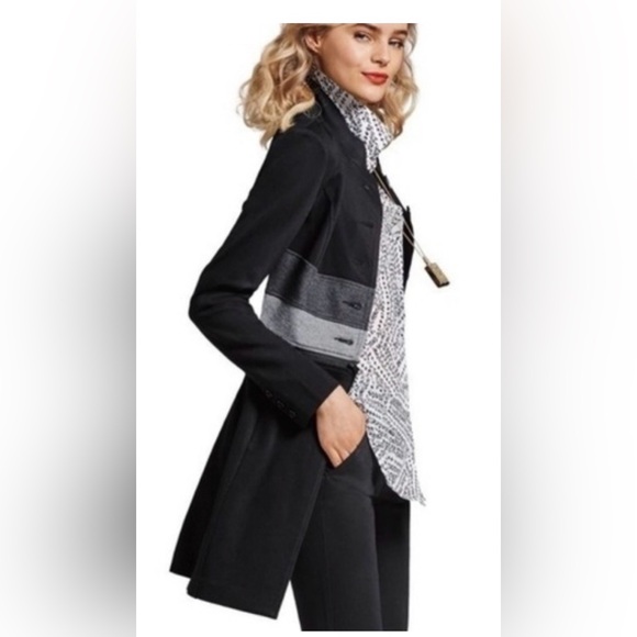 CAbi | Jackets & Coats | Cabi Convertible Jacket Style 376 Black And ...